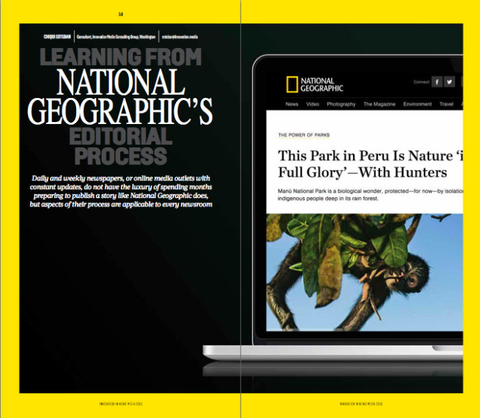 Learning from National Geographic's Editorial Process - Innovation